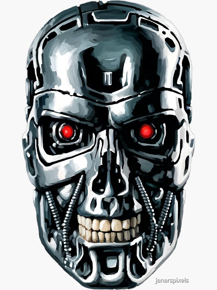 "Rise of the Machines - T-800 Terminator vol.4" Sticker for Sale by ...