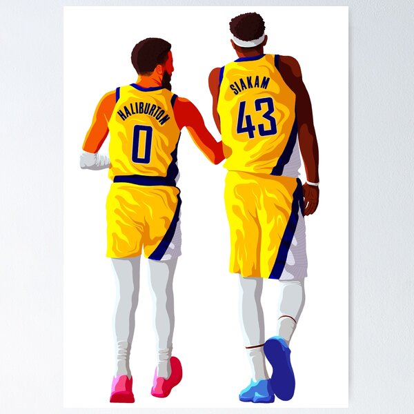 "Tyrese Haliburton and Pascal Siakam - Indiana Pacers Basketball ...