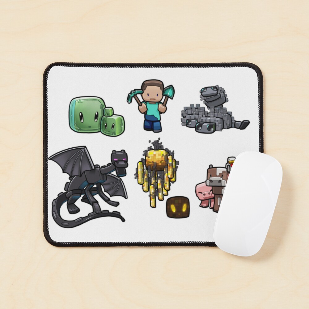 "Minecraft mobs pack" Sticker for Sale by idoliviatan | Redbubble