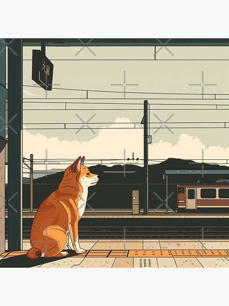 "Hachiko The Dog" Sticker for Sale by AllAboutStuffz | Redbubble