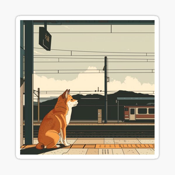"Hachiko The Dog" Sticker for Sale by AllAboutStuffz | Redbubble