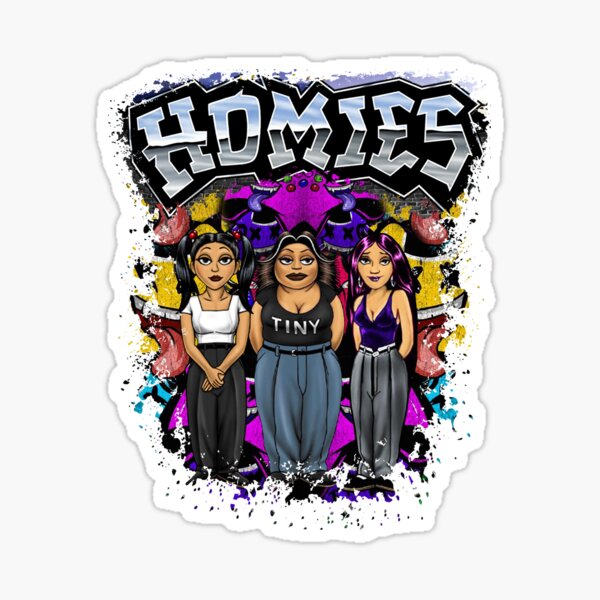 "Lil Homies Old School 90s Kid" Sticker for Sale by EnviousObjects2 ...
