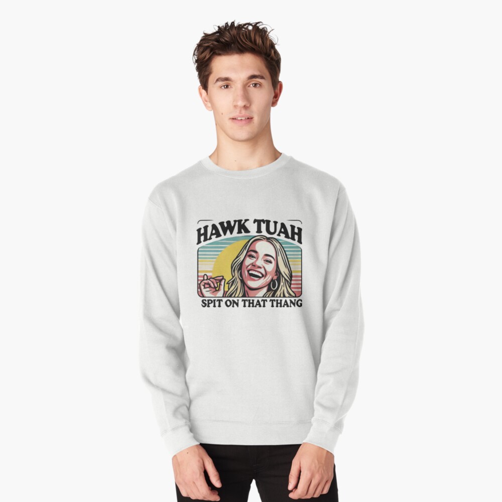"Hawk Tuah" Sticker for Sale by GiftPantheon | Redbubble
