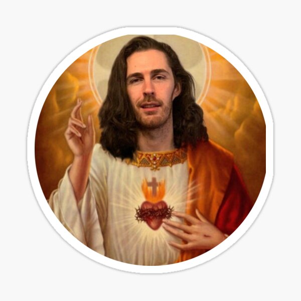 "holy hozier " Sticker for Sale by francesca199 | Redbubble
