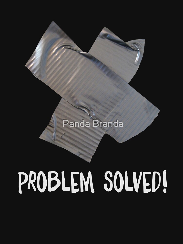 "Problem Solved Shirt Funny Duct Tape Repair Design Great Gift For A ...