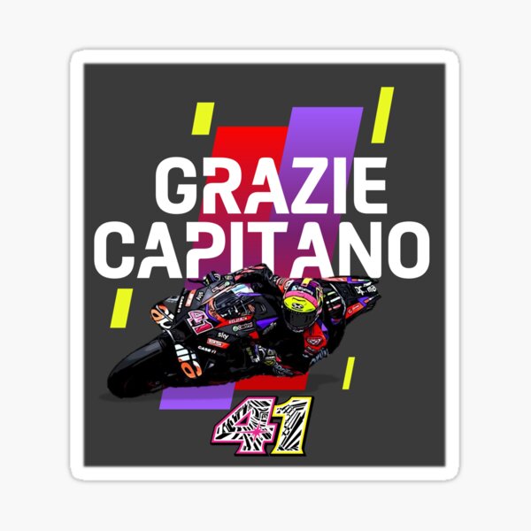 "Drawing | Aleix GRAZIE CAPITANO | Season 2024" Sticker for Sale by ...