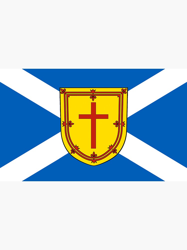 "Scottish Saltire Flag with Christian Cross Shield (Bratach Saltire na ...