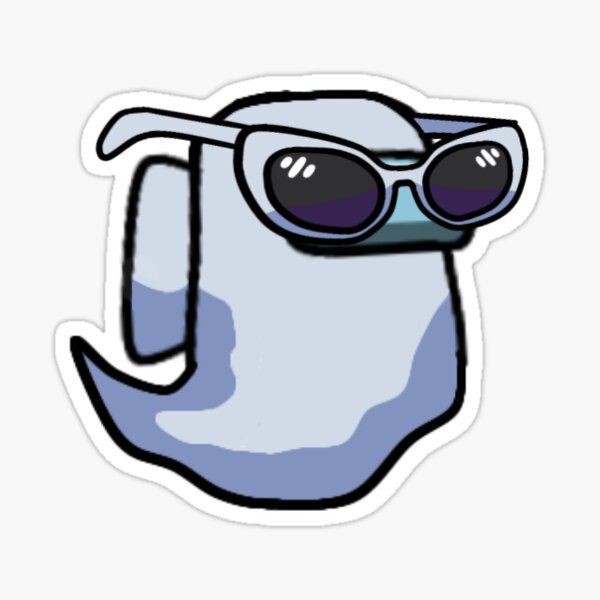 "Sus Crewmate (Shadey Ghost)" Sticker for Sale by PenguinChangas ...