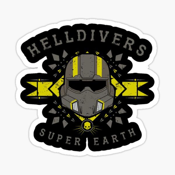 "Helldivers" Sticker for Sale by Della-Bergnaum | Redbubble