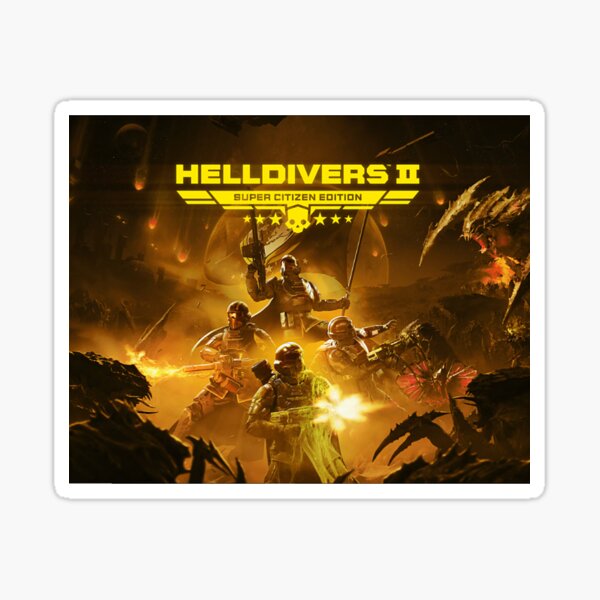 "Helldivers" Sticker for Sale by Della-Bergnaum | Redbubble
