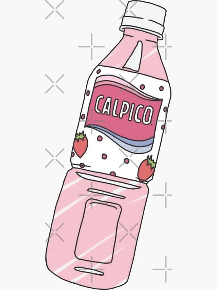 Pegatina «Calpis Fresa CALPICO» de PeachPantone | Redbubble