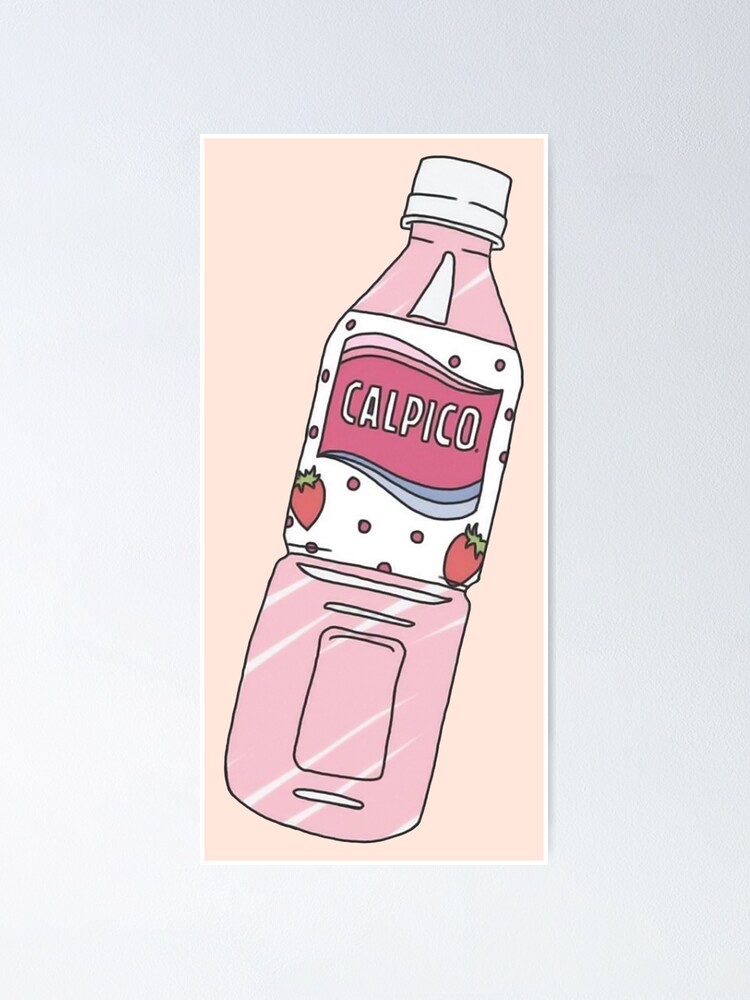 "Calpis Strawberry CALPICO" Poster for Sale by PeachPantone | Redbubble