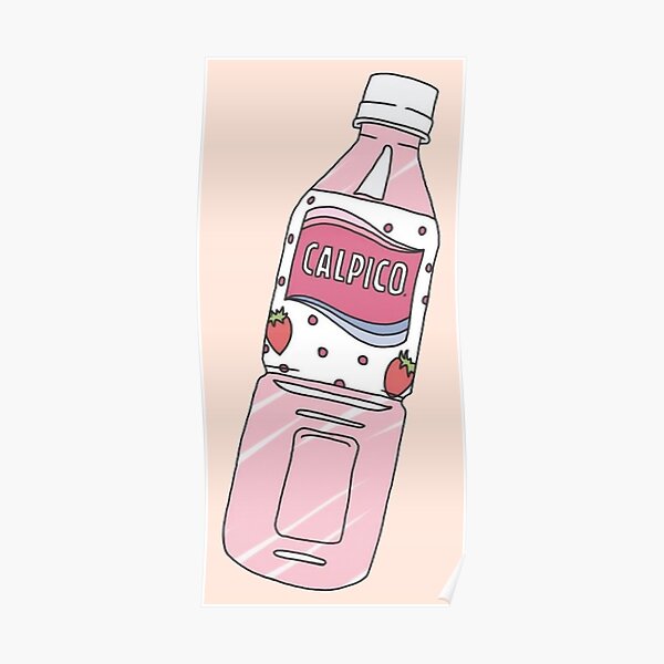 "Calpis Strawberry CALPICO" Poster for Sale by PeachPantone | Redbubble