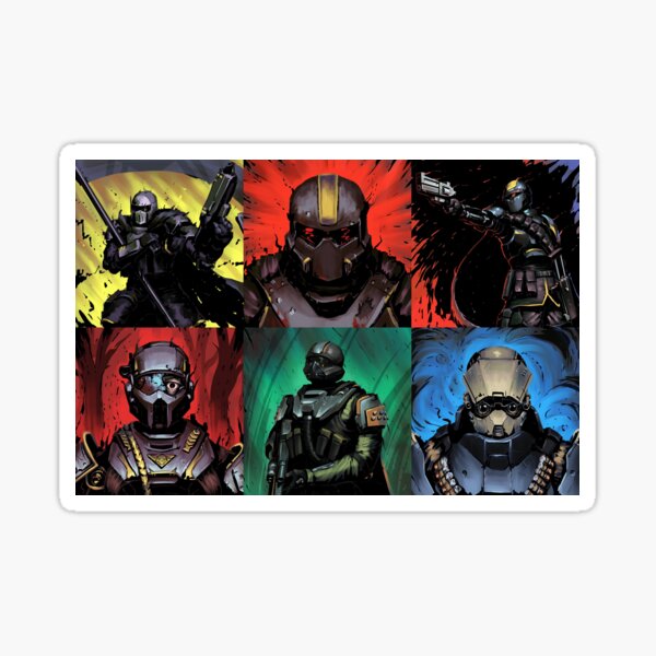 "Helldivers" Sticker for Sale by Della-Bergnaum | Redbubble