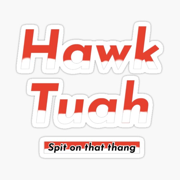 "Hawk Tuah classic t-shirts " Sticker for Sale by Jenin1234 | Redbubble