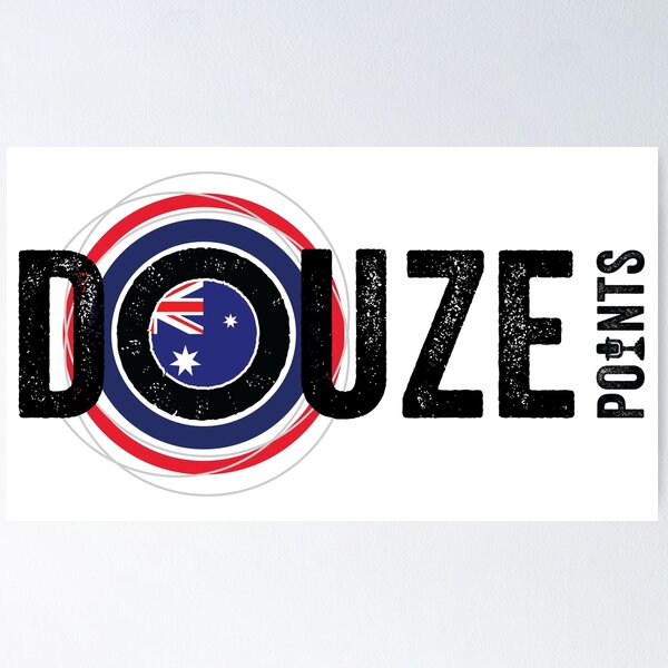 "Douze points - Australia" Poster for Sale by lazarusheart | Redbubble