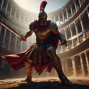 "Roman Warrior" Sticker for Sale by GalleryBrisArt | Redbubble