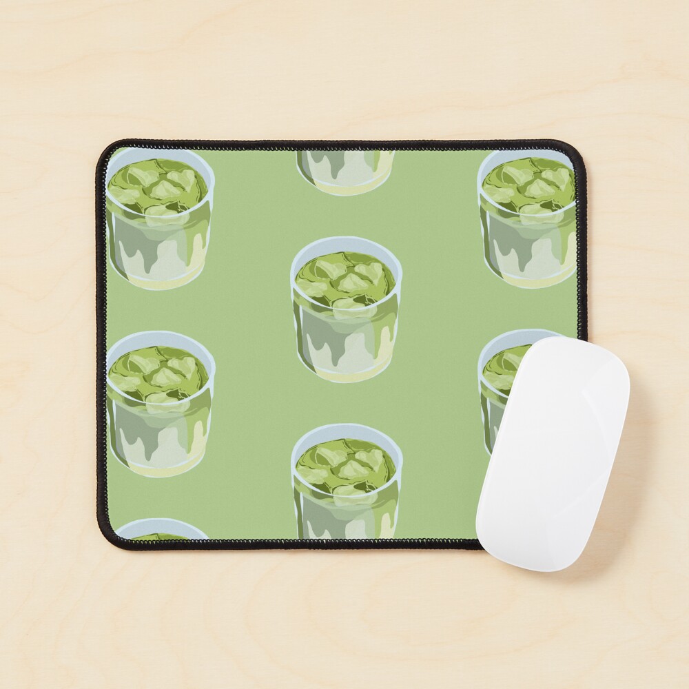 "Iced matcha " Sticker for Sale by Julietandswan | Redbubble