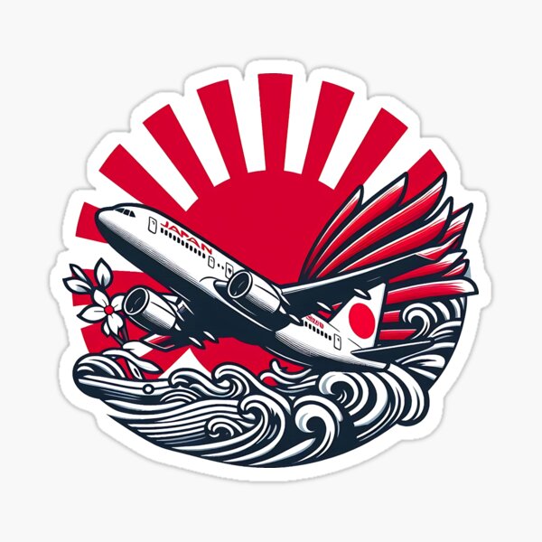 "Japan Airlines Logo" Sticker for Sale by Suukunna | Redbubble