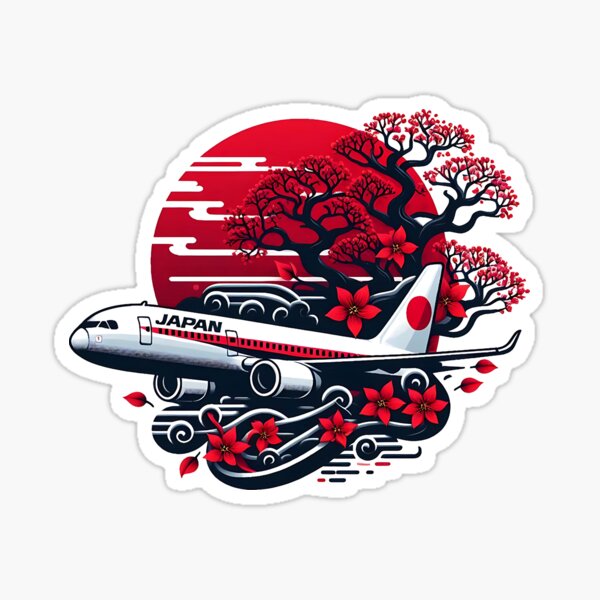 "Japan Airlines Logo" Sticker for Sale by Suukunna | Redbubble