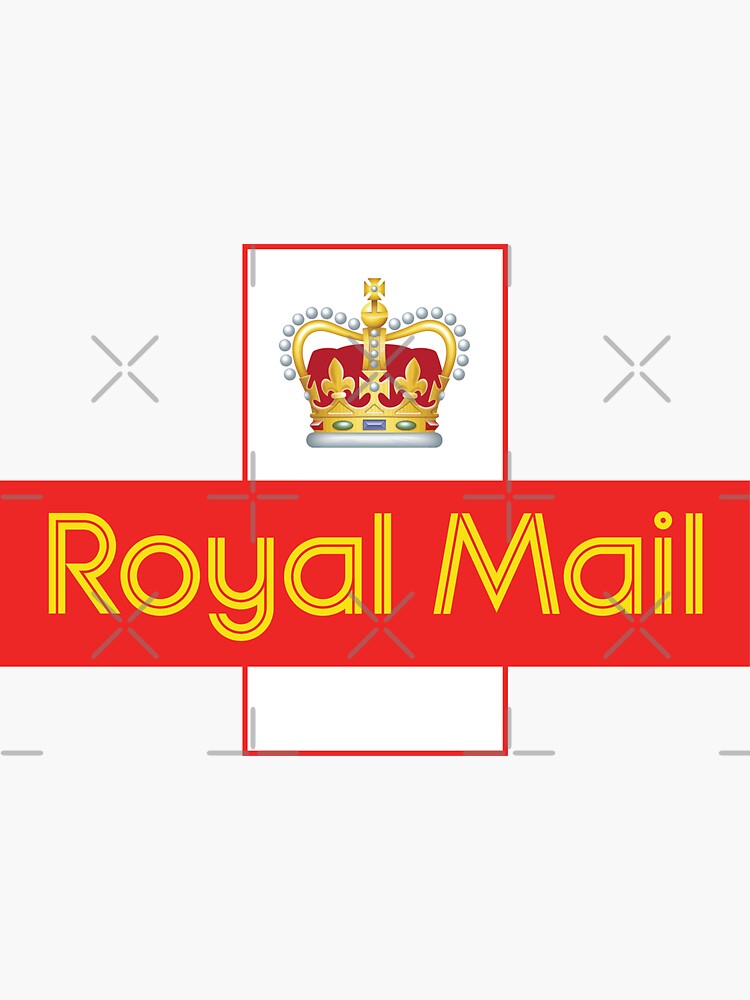 "Royal Mail Logo - British Mail - England post man" Sticker for Sale by ...