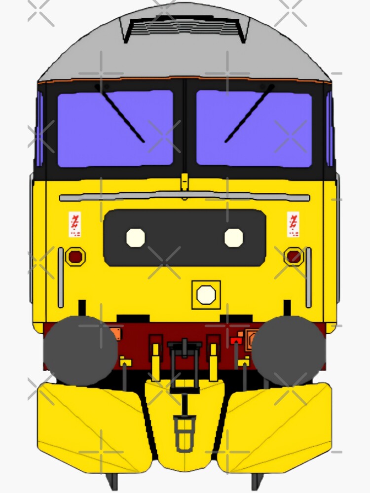 "BR large logo Class 47 locomotive " Sticker for Sale by TrainFanatic ...