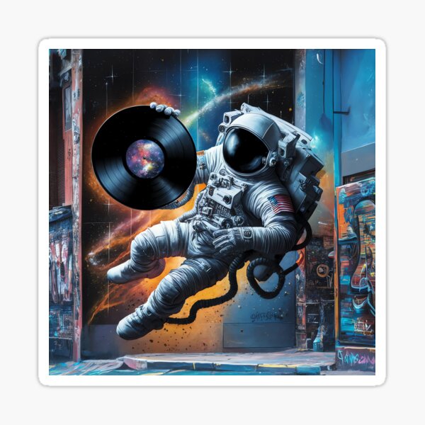 "Cosmic Sound" Sticker for Sale by HilariousHaven | Redbubble