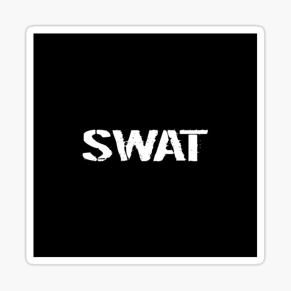 "Police: SWAT" Sticker for Sale by Jared Davies | Redbubble