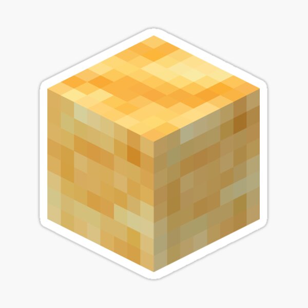 "Honey Minecraft Block Icon" Sticker for Sale by Gamify Store | Redbubble