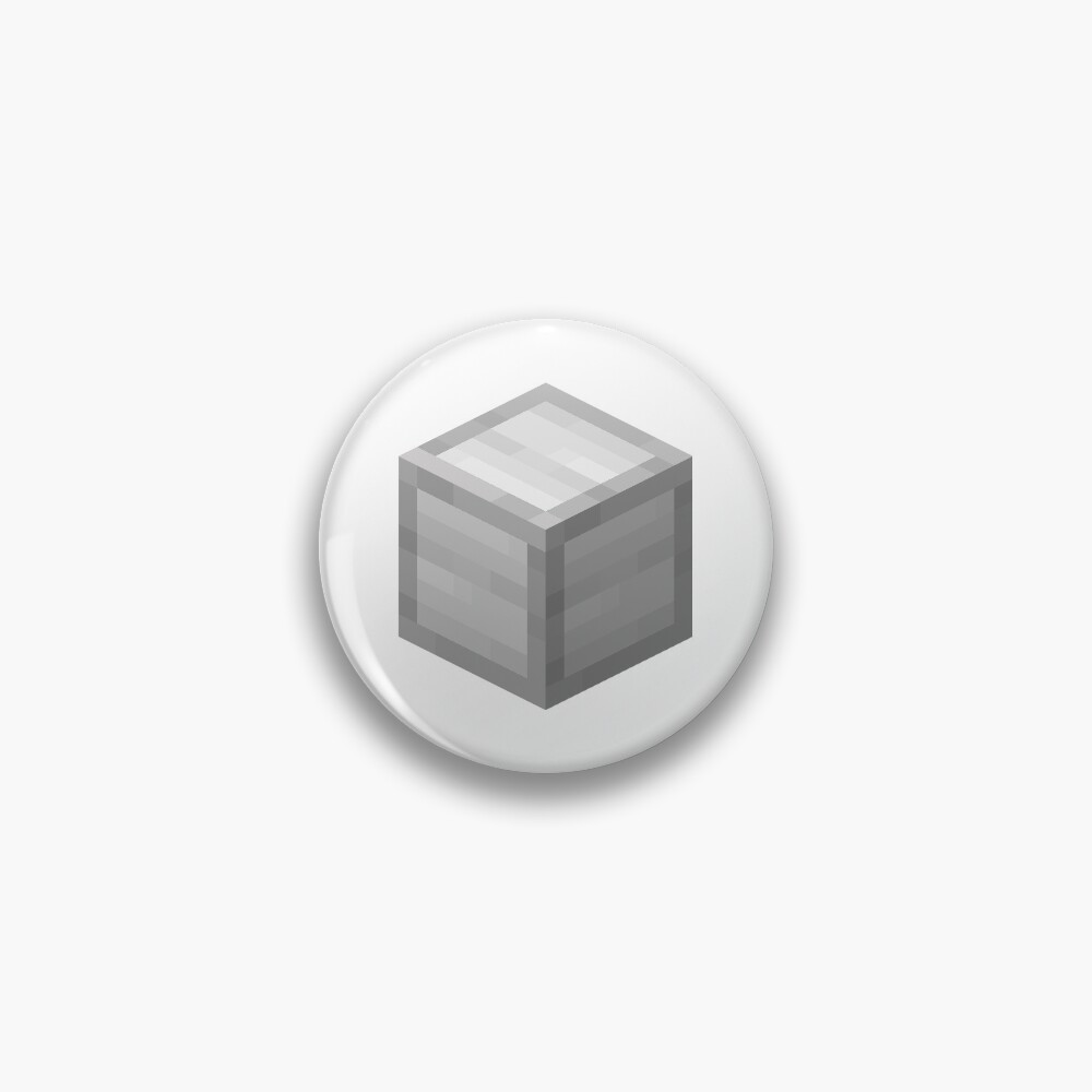 "Iron Block Minecraft Block Icon" Sticker for Sale by BurgerBites ...