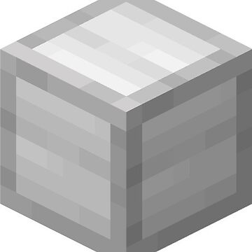 "Iron Block Minecraft Block Icon" Sticker for Sale by BurgerBites ...
