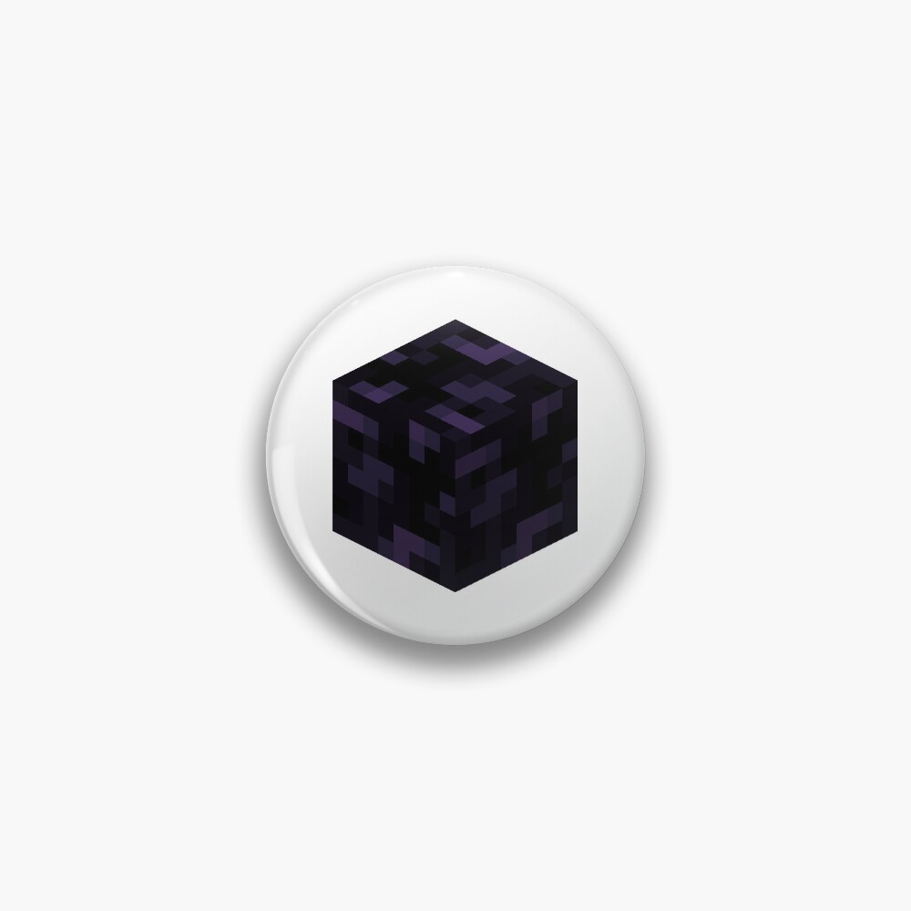 "Obsidian Minecraft Block Icon" Sticker for Sale by BurgerBites | Redbubble