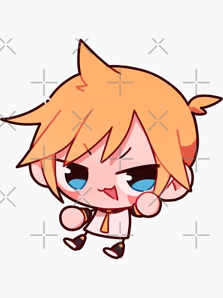 "Kagamine Len Chibi - Vocaloid" Sticker by Chuu000 | Redbubble