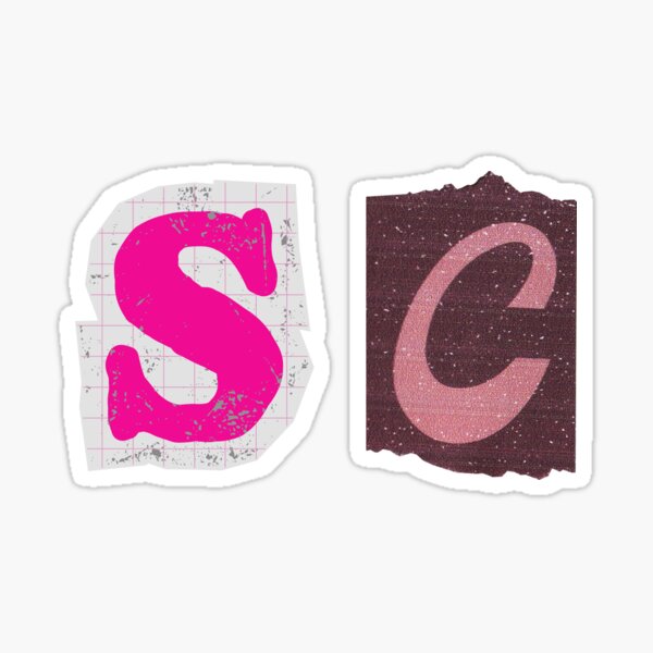 "sabrina carpenter SC" Sticker for Sale by hannahjbeck | Redbubble