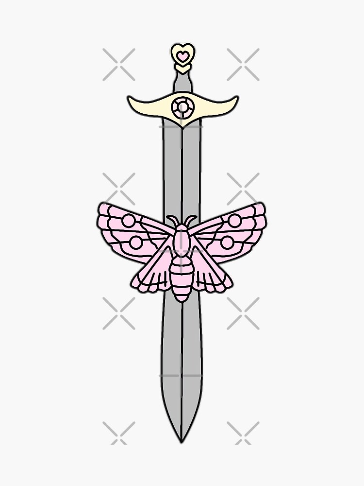 "portals sword digital print " Sticker for Sale by f4eariespitz | Redbubble