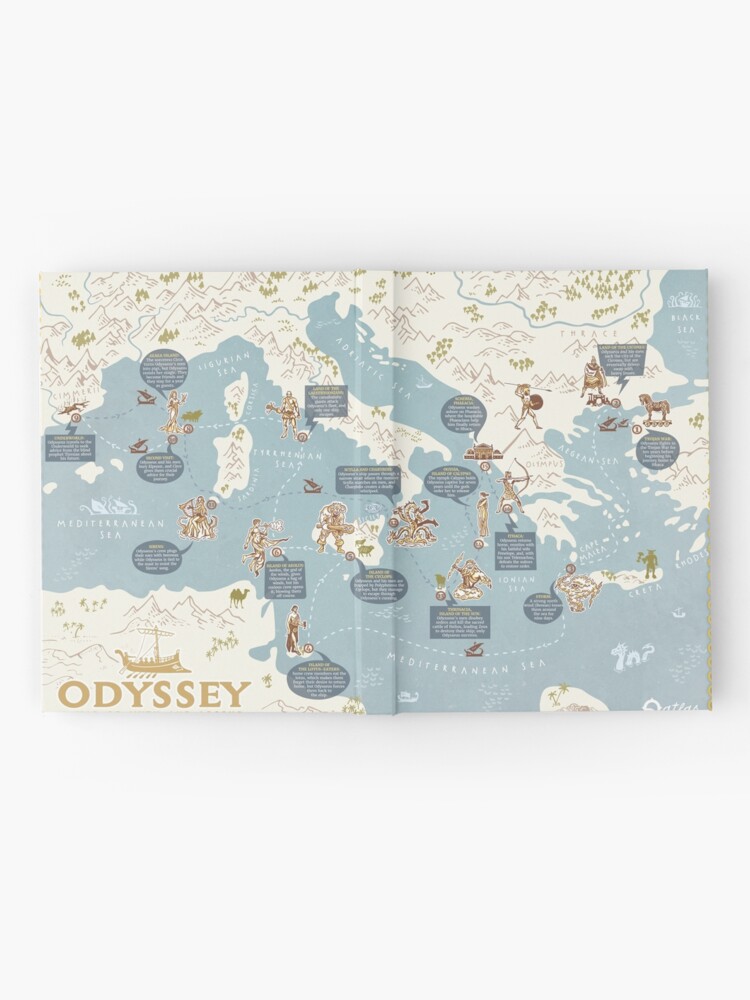 Odyssey Greek Mythology Map