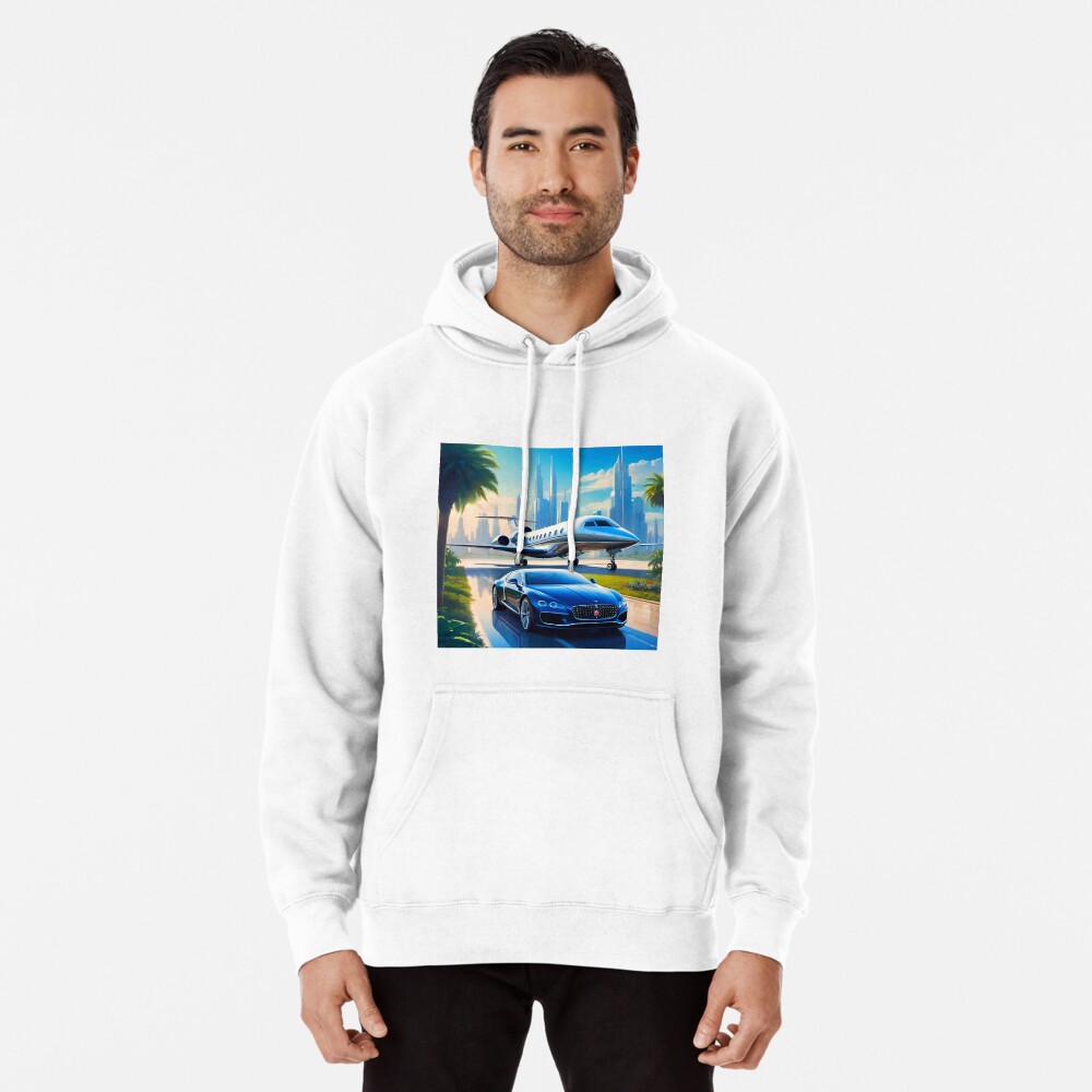 "Luxury Lifestyle: Private Jet and Expensive Car" Sticker for Sale by ...