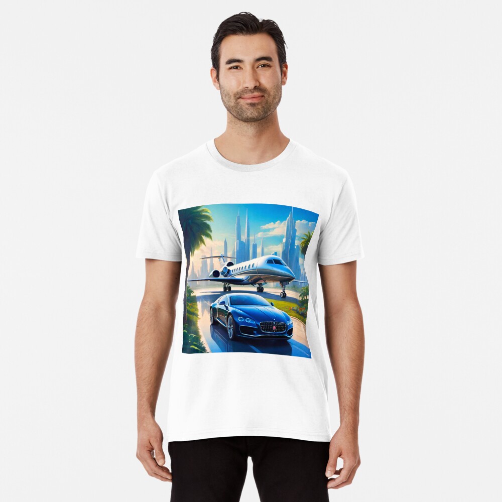 "Luxury Lifestyle: Private Jet and Expensive Car" Sticker for Sale by ...