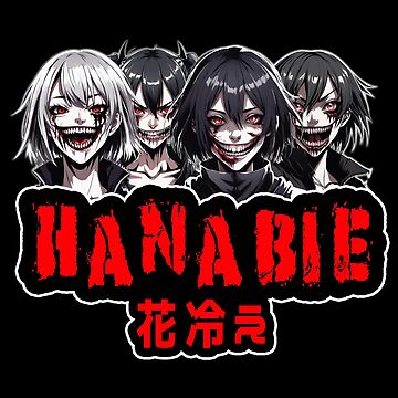 "Hanabie Band, Demonic Logo, Original Fan Art" Sticker for Sale by Burn ...