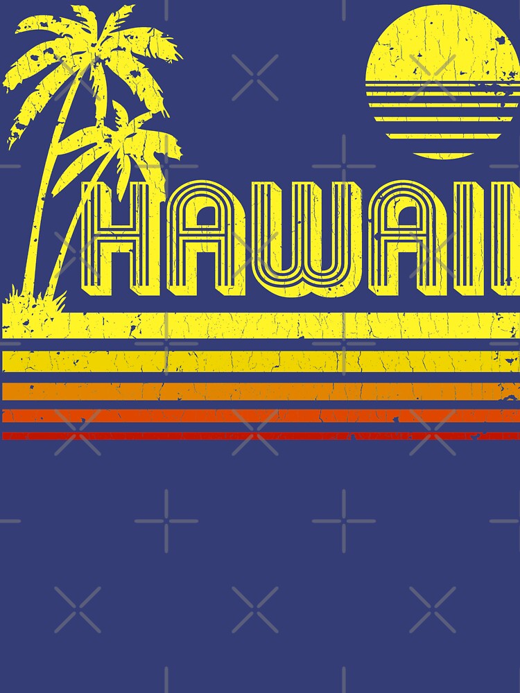 "Vintage Hawaii (distressed look)" T-shirt for Sale by robotface ...