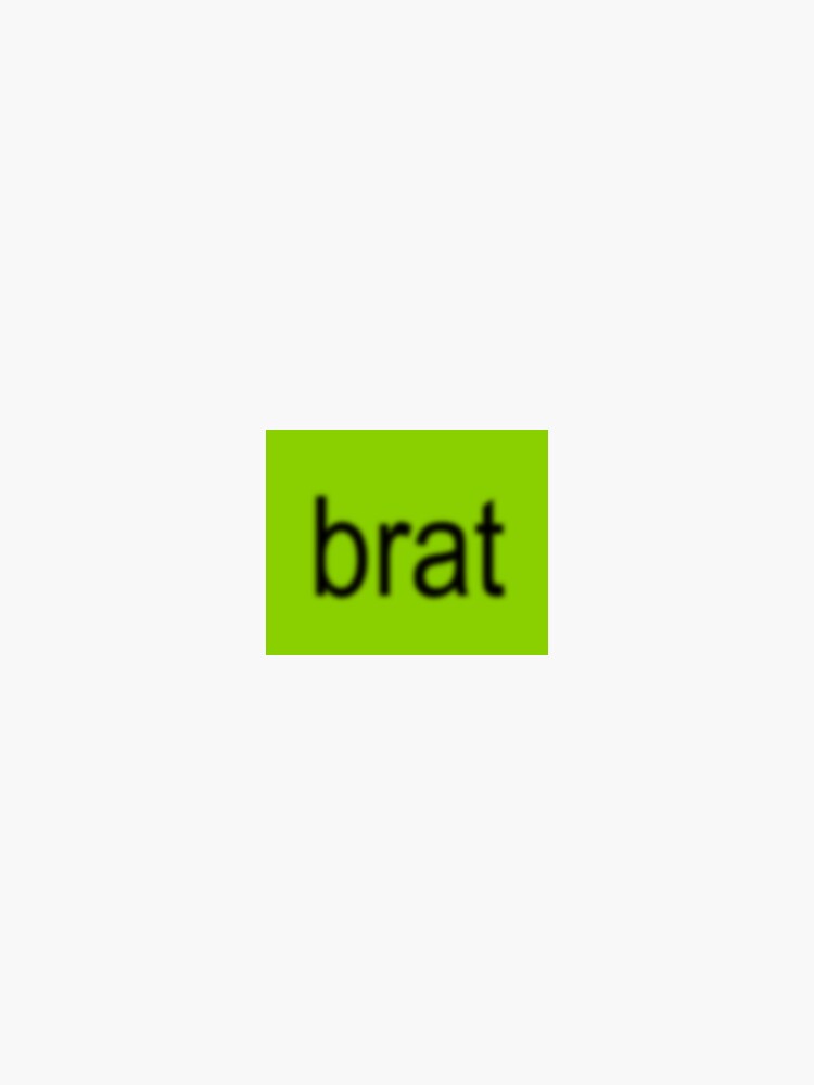 "charli xcx brat album artwork" Sticker for Sale by ProTeeShopping ...