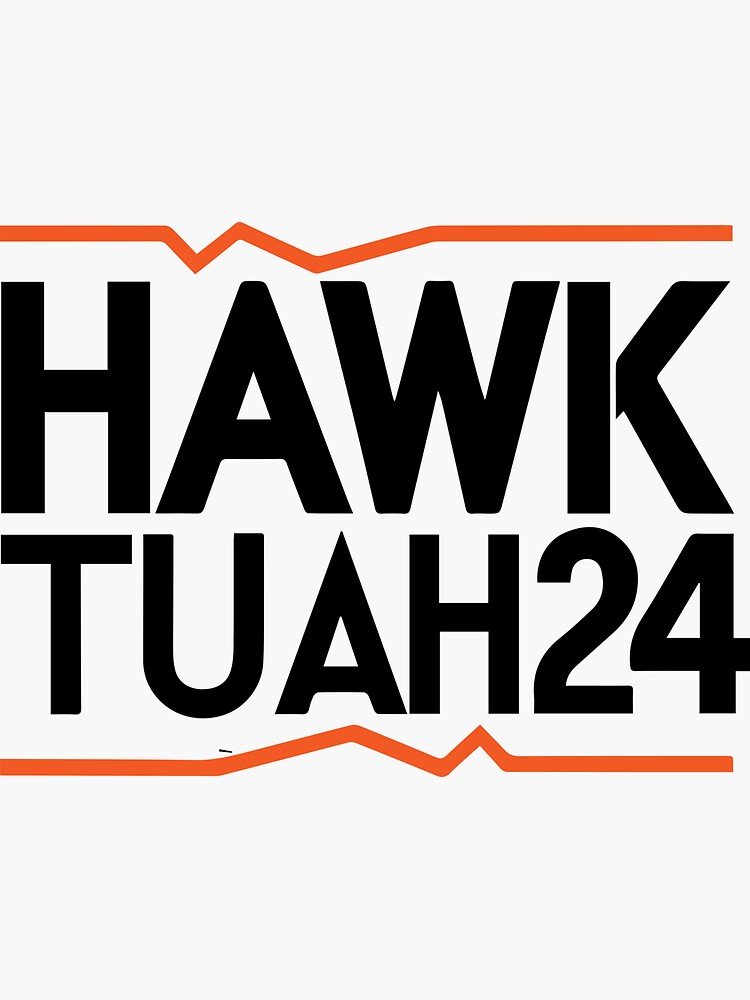 " HAWK TUAH" Sticker for Sale by smavel-tshert | Redbubble