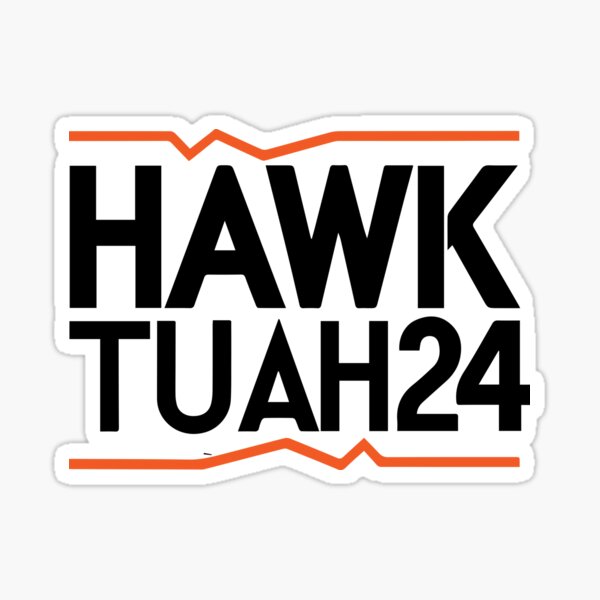 " HAWK TUAH" Sticker for Sale by smavel-tshert | Redbubble
