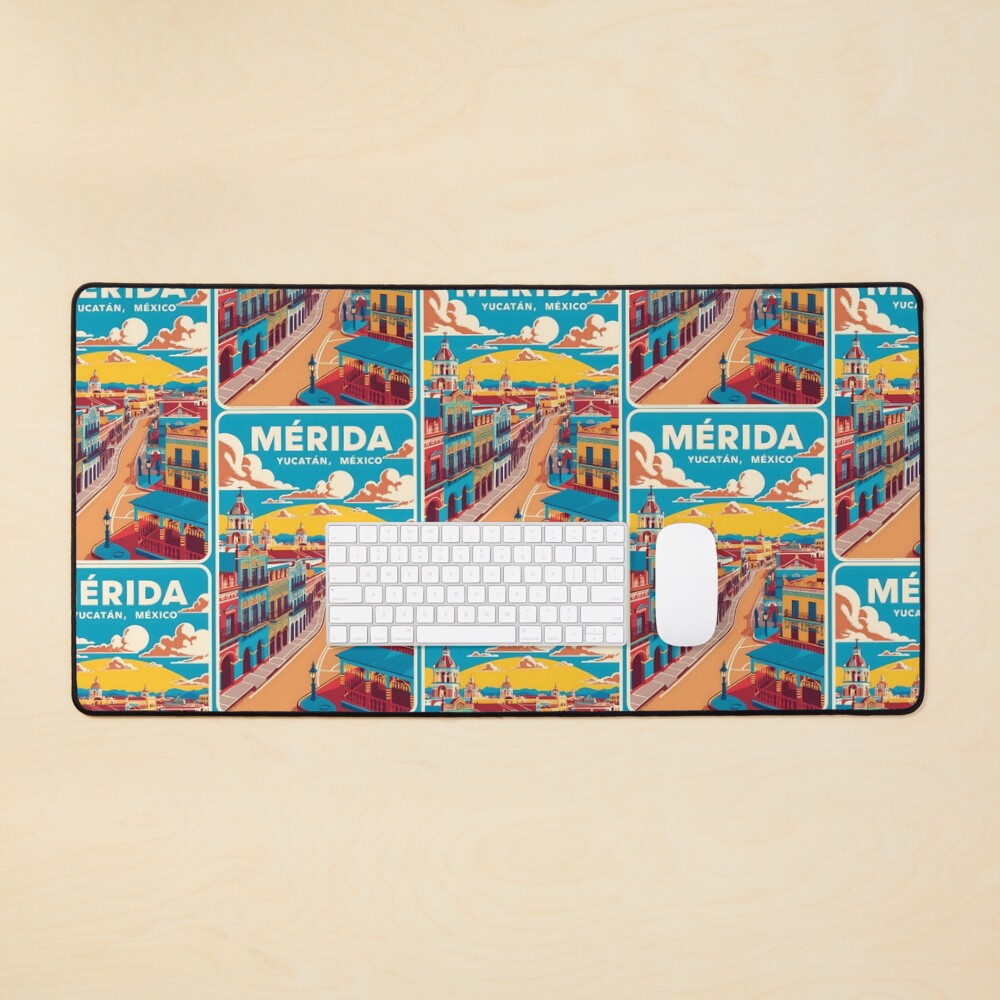 "Merida Yucatan Mexico Vintage Travel Tourism " Sticker for Sale by ...