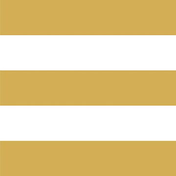 "Large GOLD TRANSPARENT Horizontal STRIPES" Sticker for Sale by ...