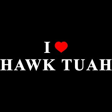 "Hawk Tuah" Sticker for Sale by DIRTYSKETCHH | Redbubble