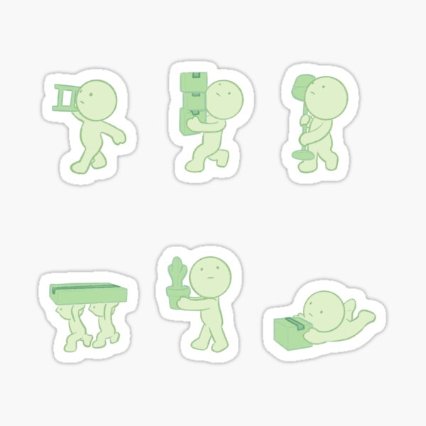 "Smiski Moving Variatoin Pack" Sticker for Sale by saltyswiftie | Redbubble