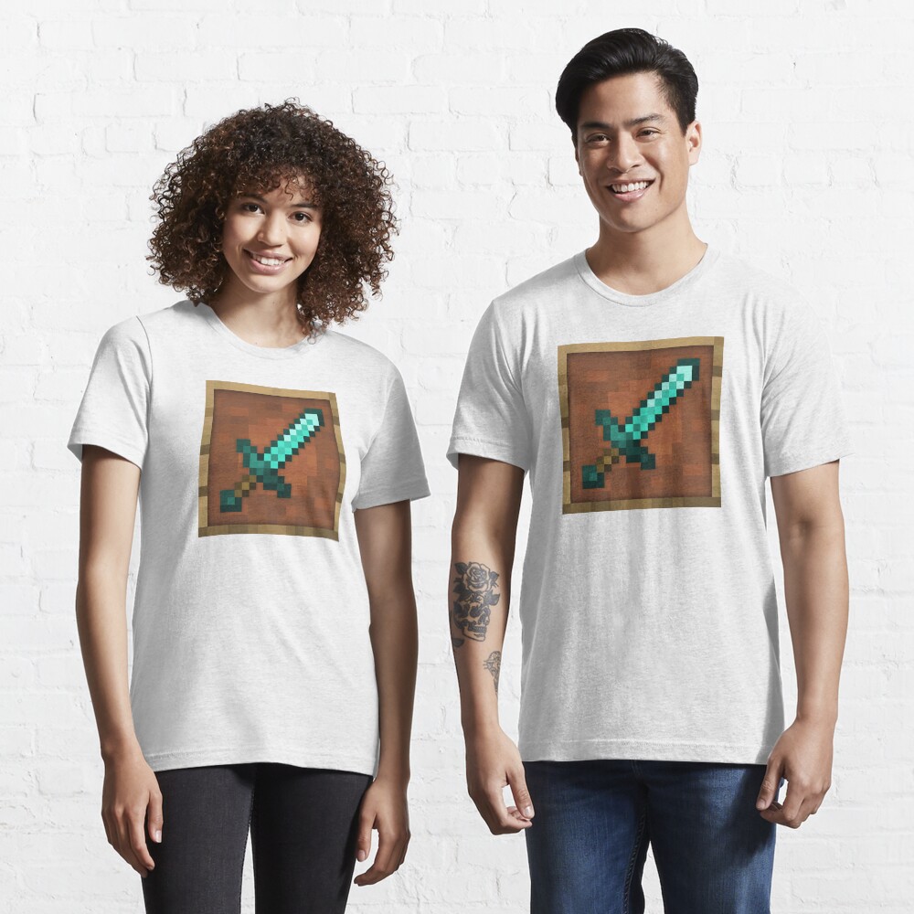 "Diamond Sword Item Frame Minecraft" Sticker for Sale by Kubala Designs ...