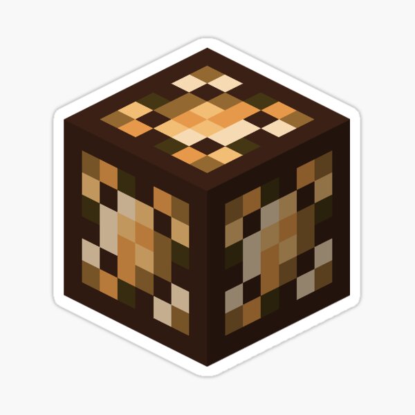 "Redstone Lamp Minecraft Block Icon" Sticker for Sale by Gamify Store ...
