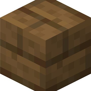 "Spruce Planks Minecraft Block Icon" Sticker for Sale by Gamify Store ...